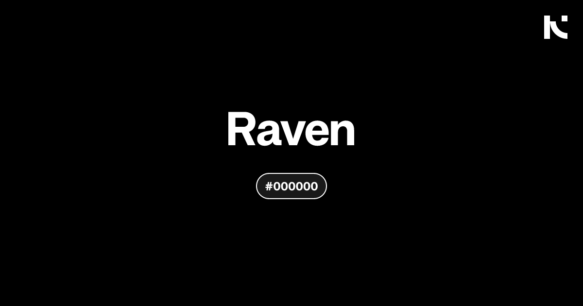 Raven | color meaning, hex code, palettes, images