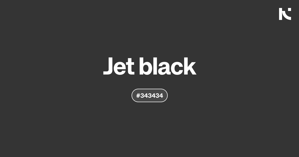 Jet black | color meaning, hex code, palettes, images