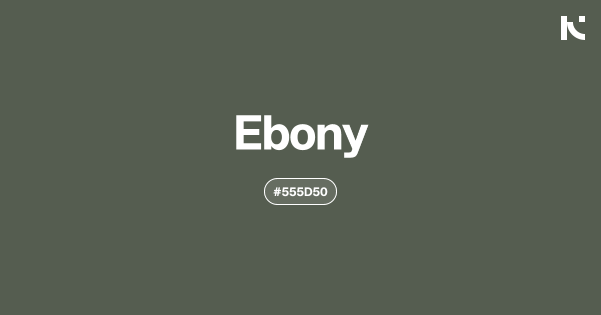 Ebony | color meaning, hex code, palettes, images