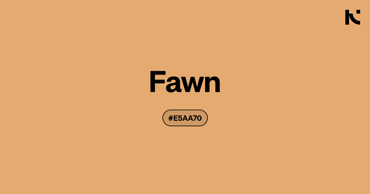 Fawn | color meaning, hex code, palettes, images